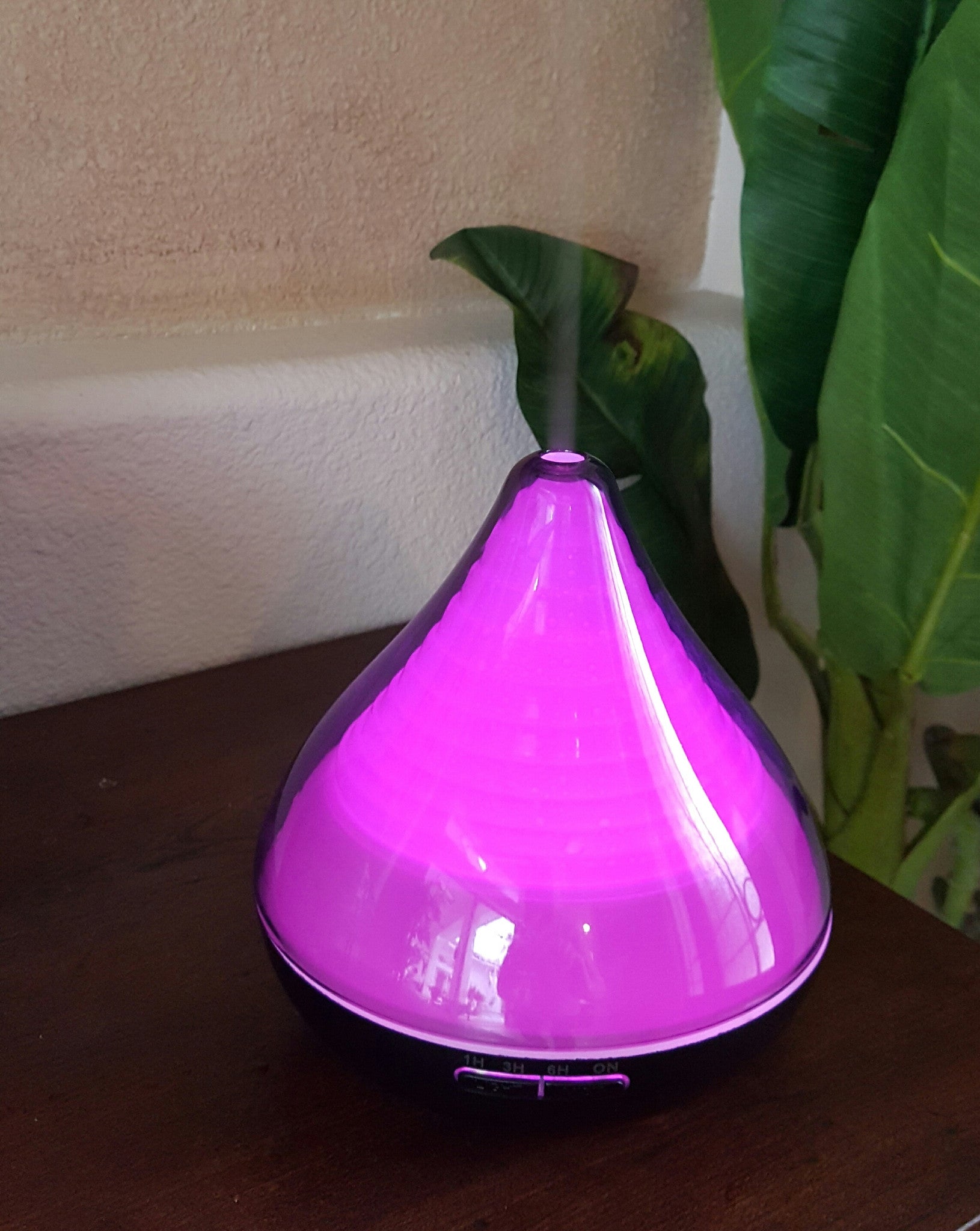New ULTRASONIC MIST DIFFUSER with Changing LED Lights Black Base ...