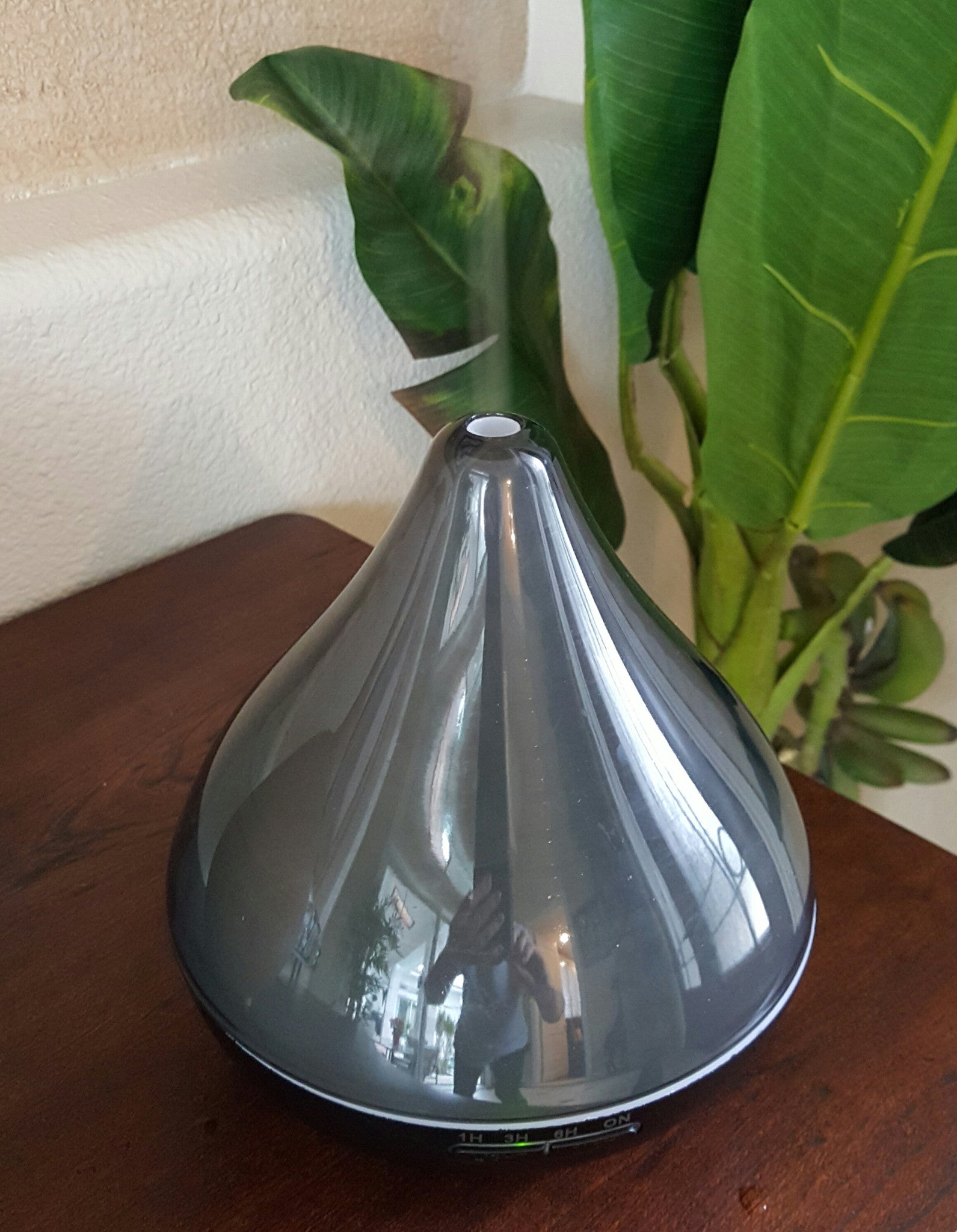 New ULTRASONIC MIST DIFFUSER with Changing LED Lights Black Base ...